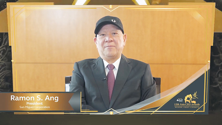 12th Asia CEO Awards honors top business leaders, frontliners amid pandemic