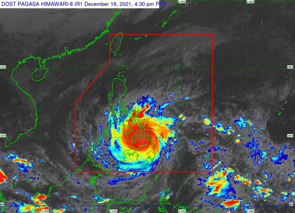 Typhoon Rai may make landfall in Palawan - BusinessWorld Online