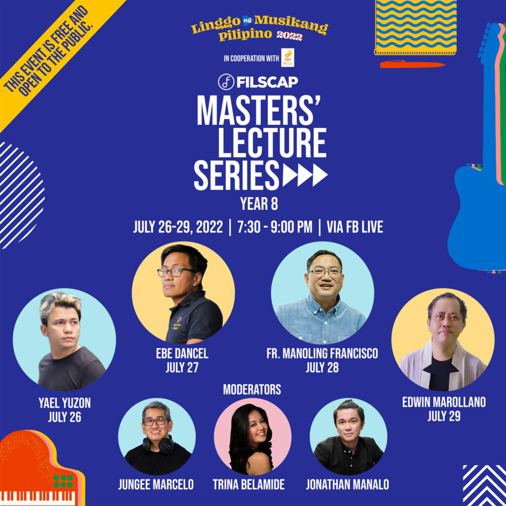 FILSCAP celebrates Linggo ng Musikang Pilipino with lecture series ...