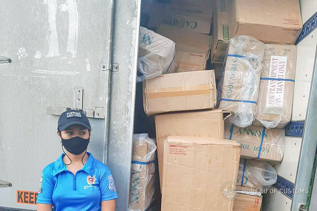 BoC confiscates P3-M smuggled cigarettes in Zamboanga Sibugay town ... BoC confiscates P3-M smuggled cigarettes in Zamboanga Sibugay town ...
