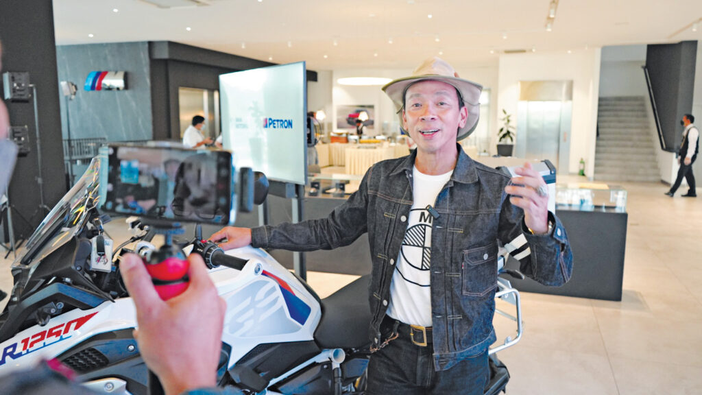 Kuya Kim extends pact with BMW Motorrad, Petron - BusinessWorld Online