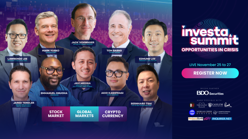 Investa Summit to be held online on Nov. 25-27 - BusinessWorld Online