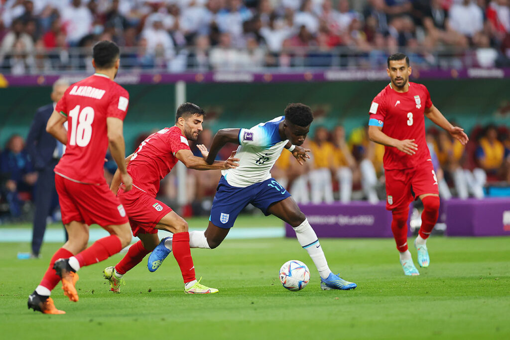 Bukayo Saka at the double as dynamic England hits Iran for 6 ...