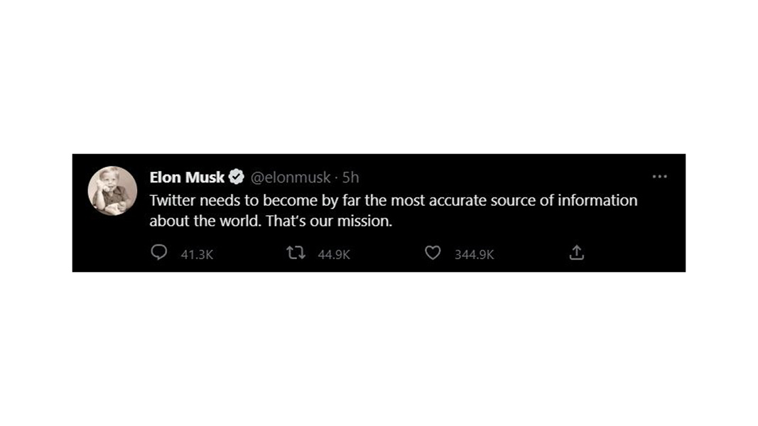 Musk lays out Twitter mission, sparks debate on content accuracy ...