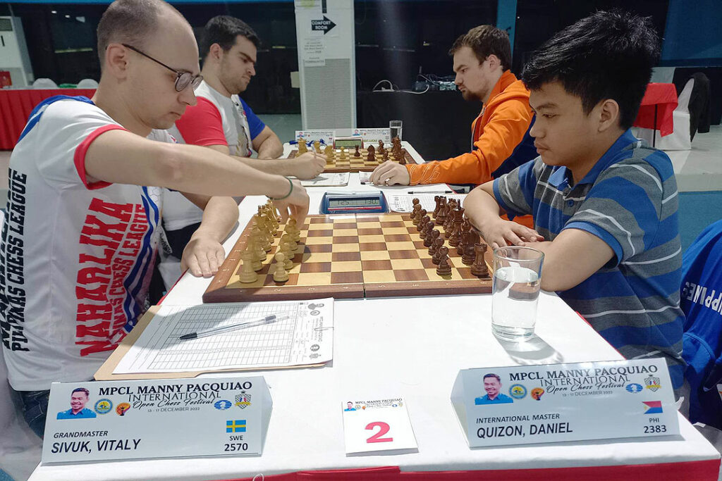 IM Quizon beats GM Sivuk in Manny Pacquiao chessfest - BusinessWorld Online