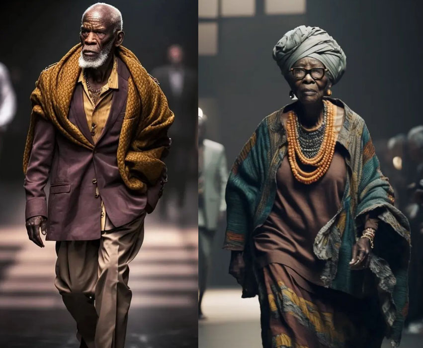 Nigerian artist uses AI to re-imagine life for the elderly ...