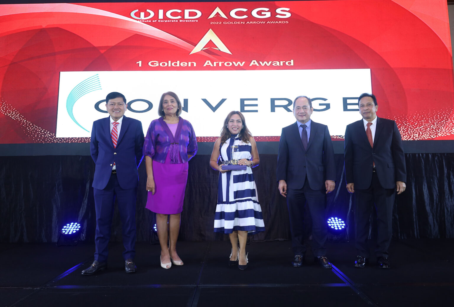 Converge receives Golden Arrow Award for good corporate governance ...