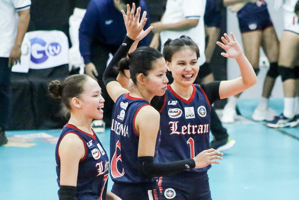 Rookie Judiel Nitura, Letran dominate EAC in four sets - BusinessWorld ...