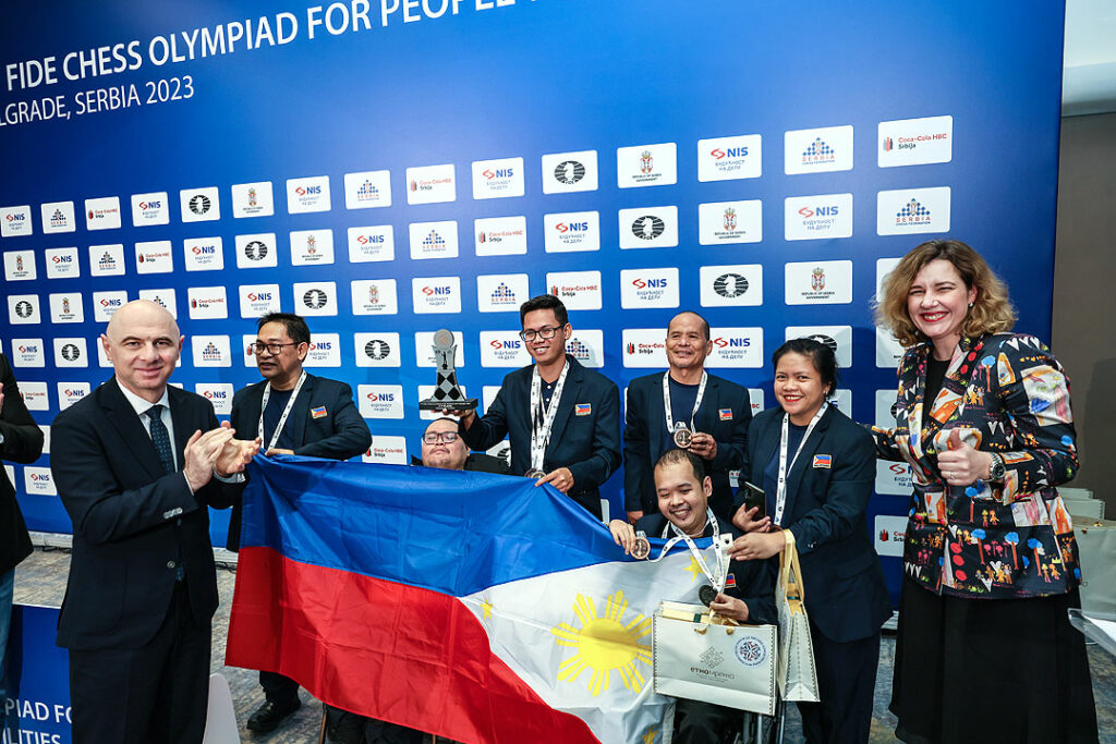 Philippine chess team grabs bronze in FIDE Olympiad for disabled people ...