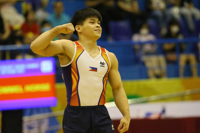 Yulo regains floor exercise rhythm in Gymnastics World Cup Series in ...