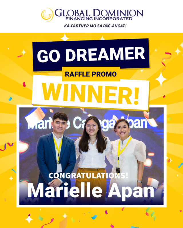 Global Dominion's Go Dreamer Raffle Promo winner announced ...
