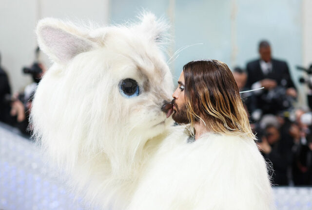 Jared Leto wears giant ‘Choupette’ costume to Met Gala - BusinessWorld ...