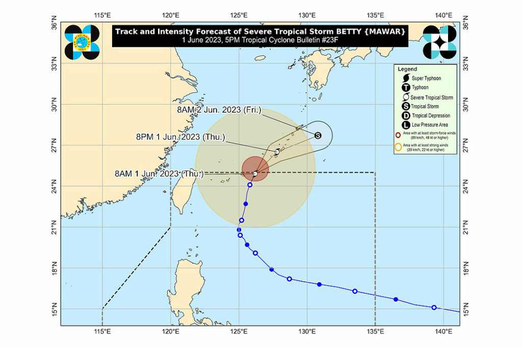 Typhoon Mawar exits PHL with 1 injured, 5 houses destroyed ...