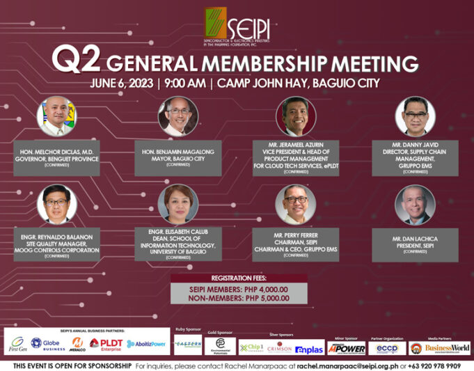 SEIPI to hold Q2 General Membership Meeting 2023 on June 6 ...