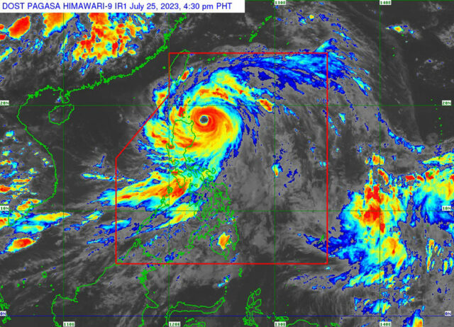 Egay develops into a super typhoon; Luzon storm signals raised - BusinessWorld Online