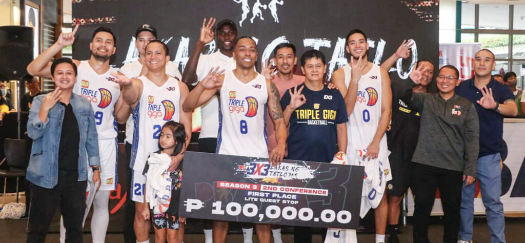 Triple Giga score first PBA 3x3 three-peat in Leg 3 of Season 3 Second Conference ...