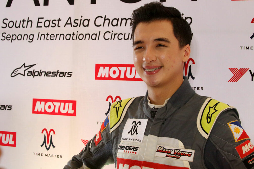 Iñigo Anton out to conquer new heights in Formula 4 - BusinessWorld Online