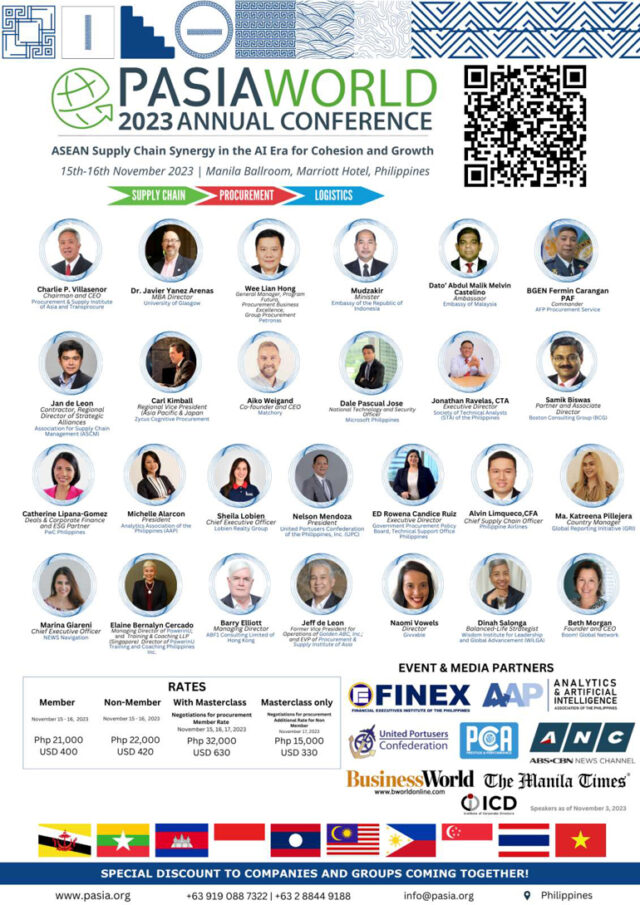 Unlocking ASEAN's Supply Chain Synergy: PASIAWorld 2023 Conference ...