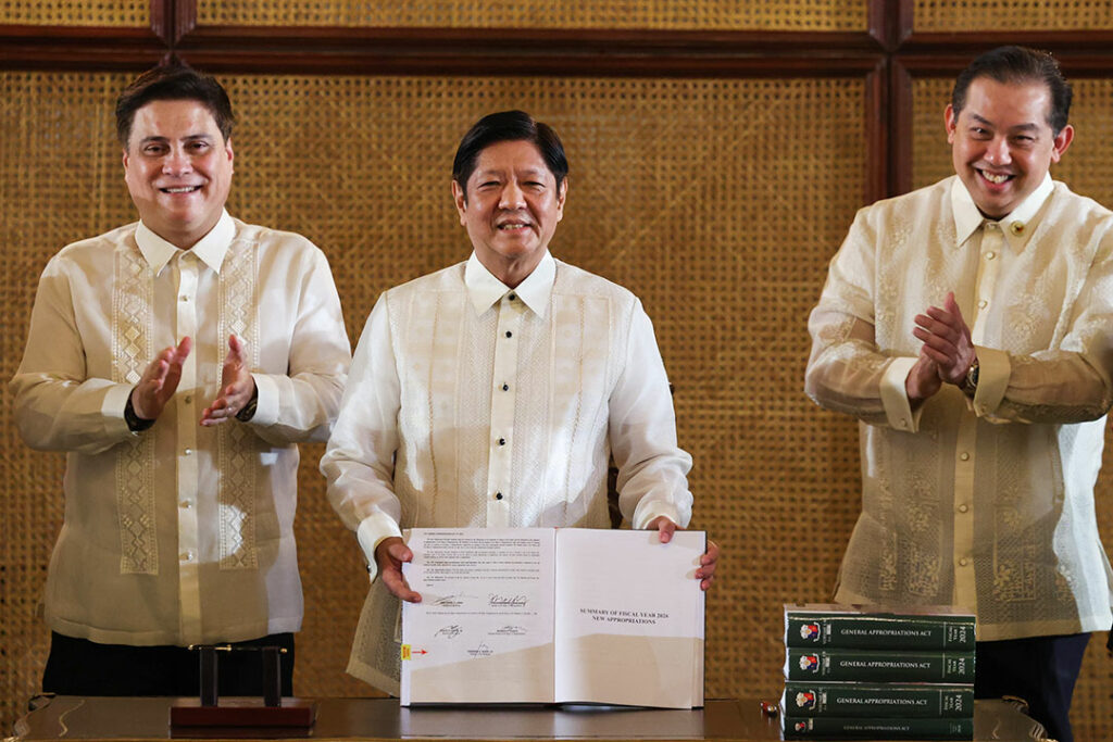 Marcos inks P5.77-T national budget - BusinessWorld Online