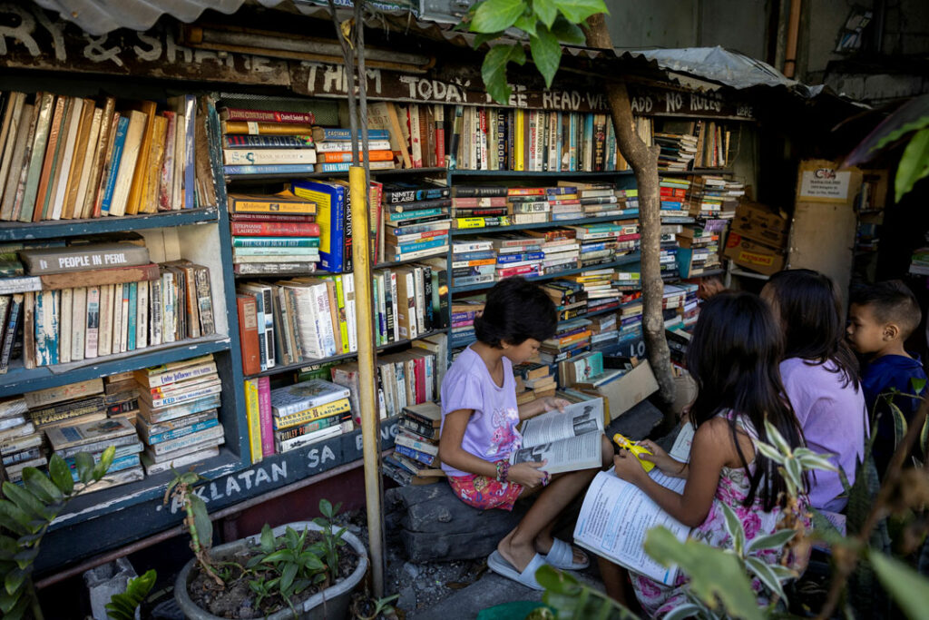 Philippine 'library home' stacked with books to inspire reading - BusinessWorld Online