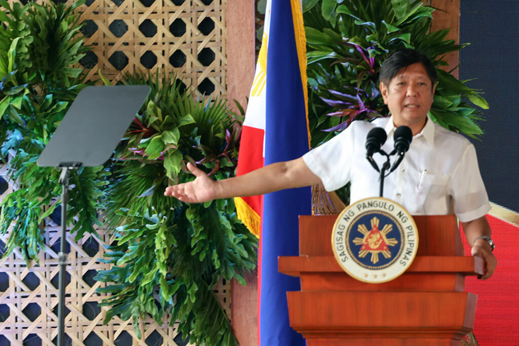 Philippines not in business of starting wars, President Marcos tells ...