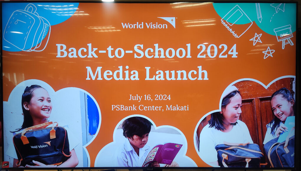 World Vision Philippines launches 2024 back-to-school campaign ...