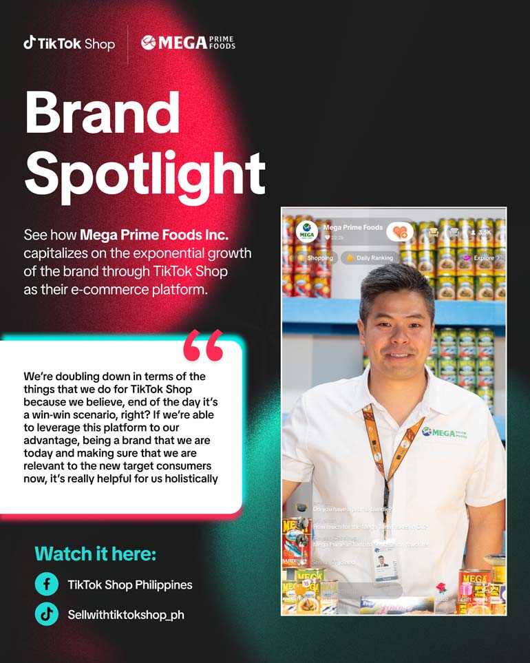 TikTok Shop powers Mega Prime Foods’ journey to elevate Filipino family ...