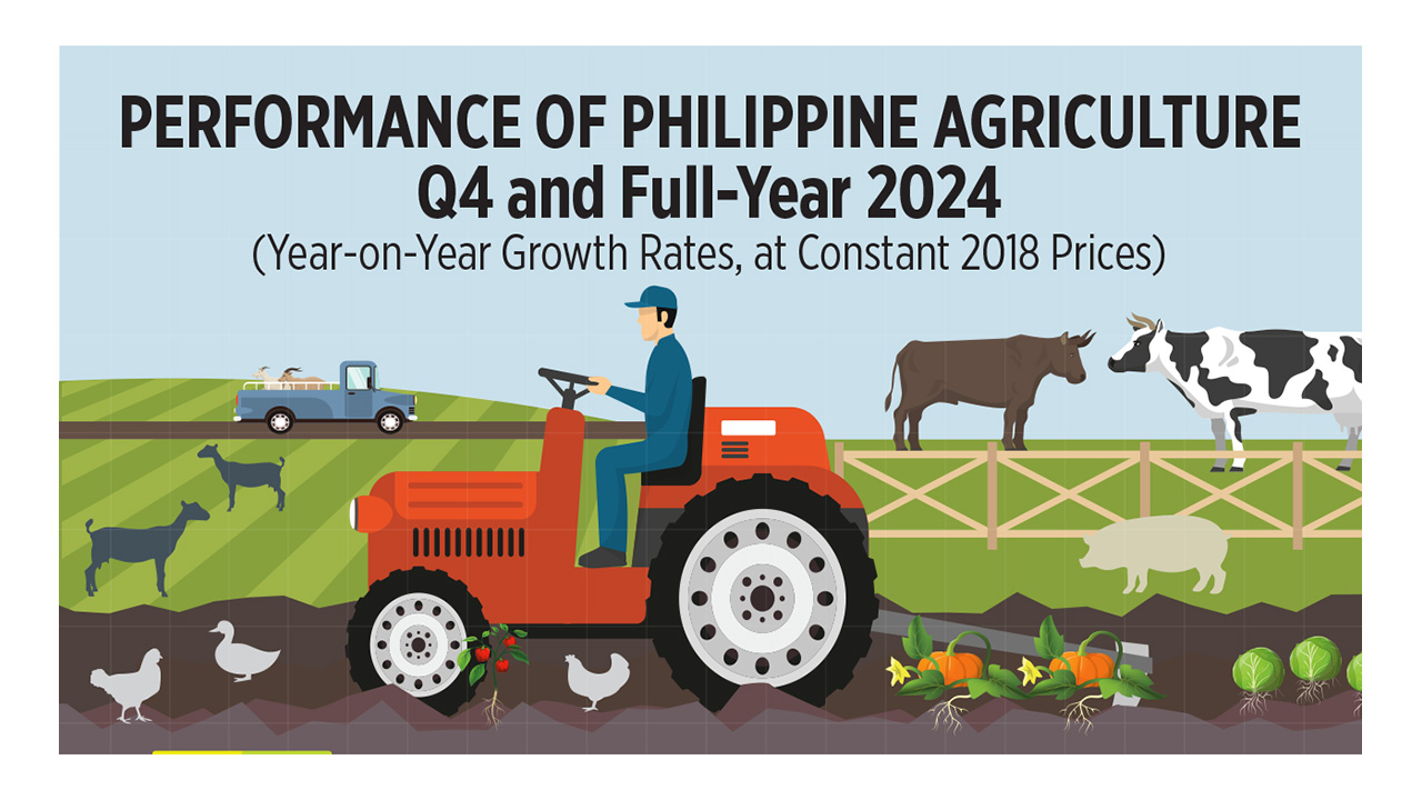 Performance of Philippine Agriculture Q4 and Full-Year 2024 - BusinessWorld Online